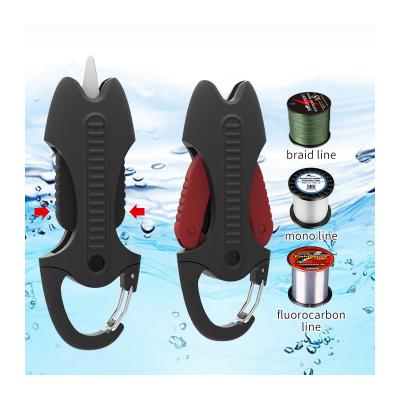 China MIDDIA Ceramic Fishing Scissors Black Portable Line Cutter 9.8cm Retractable for sale