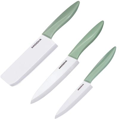 China 6 Inch Zirconia Ceramic Kitchen Cleaver Knife Set with PP Handle in Gift Box for sale
