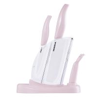 China MIDDIA Ceramic Knife Set 4 Piece Zirconia Blade Kitchen Knives for Fruits Vegetables Baby Food for sale