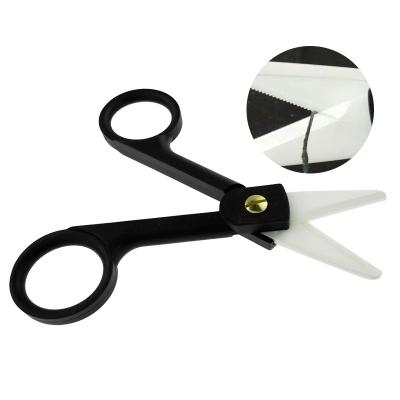 China Zirconia Ceramic Braid Scissors 1 Inch Rust Proof Fishing Line Cutter for Mono Fluorocarbon for sale