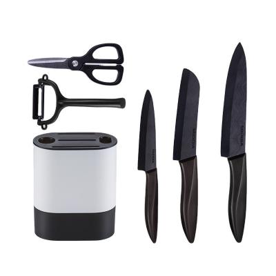 China 6 Inch Ceramic Chef Knife Set MIDDIA Santoku Knife Fruit Cutter Peeler Scissors for sale