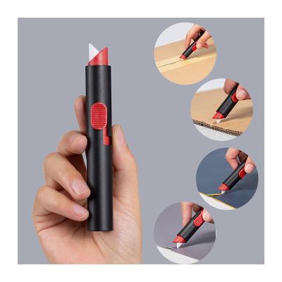 China MIDDIA Retractable Ceramic Box Cutter Knife 110mm Zirconia Blade for Paper Cutting for sale