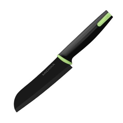 China 5 Inch Ceramic Santoku Knife Zirconia Blade PP Handle Kitchen Chef Knife for sale