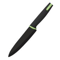 China Green Handle 6 inch Ceramic Knife for Comfortable Grip and Precise Vegetable Cutting for sale