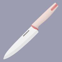 China MIDDIA 6 Inch Ceramic Zirconia Knife Pink Handle Fruit Vegetable Cutting Blade for sale