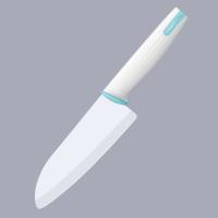 China MIDDIA Black Ceramic Knife 5.5 Inch Zirconia Blade Chef Knife for Vegetables for sale