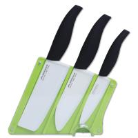 China MIDDIA Ceramic Blade Kitchen Knife Set With Stand Chef Knives for Personalized Cooking for sale