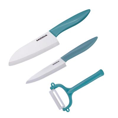 China Zirconia Ceramic Knife Set 5.5 Inch 4.5 Inch Fruit Knife with Peeler for Kitchen for sale