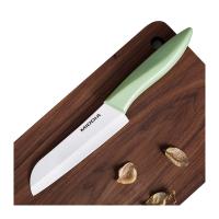 China MIDDIA 5 Inch Zirconia Ceramic Santoku Knife with PP Handle and Sheath for Fruits Vegetables for sale