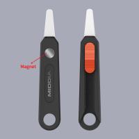 China Ceramic Safety Snap Off Utility Knife 111mm Handle with Box Opener and Blade for sale