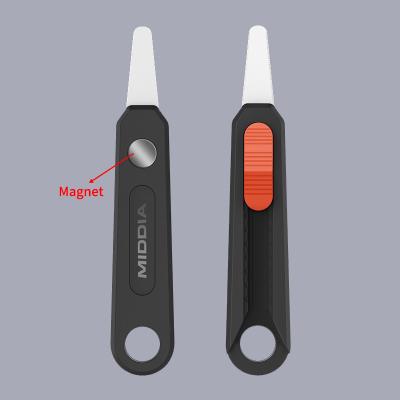 China Ceramic Safety Snap Off Utility Knife 111mm Handle with Box Opener and Blade for sale