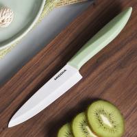 China 4.5 Inch Ceramic Paring Knife Non Corrosive Zirconia Blade PP Handle Fruit Cutting Utility Knife OEM for sale