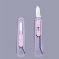 China MIDDIA Safety Ceramic Box Cutter with Sawtooth Blade 32mm for Cardboard Cutting for sale