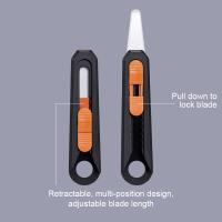 China MIDDIA Safety Ceramic Box Cutter with Sawtooth Blade 32mm for Cardboard Cutting for sale
