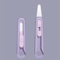 China Practical MIDDIA Ceramic Box Cutter With Sawtooth Edge Retractable Utility Knife for sale