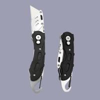 China Ceramic Blade Box Cutter Safety Paper Knife 60mm Blade Black Handle KXD10 for sale