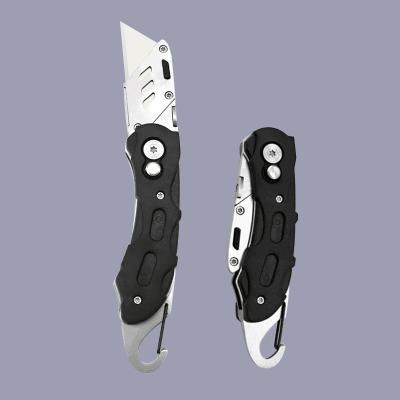 China Ceramic Blade Box Cutter Safety Paper Knife 60mm Blade Black Handle KXD10 for sale