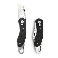 China Ceramic Blade Box Cutter Safety Paper Knife 60mm Blade Black Handle KXD10 for sale