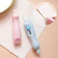 China Ceramic Blade Utility Knife 8cm Retractable Mini Cutter for Mail Box Cutting for sale