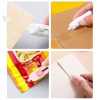 China Ceramic Blade Utility Knife 8cm Retractable Mini Cutter for Mail Box Cutting for sale