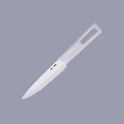 China OEM Custom Logo 4 Inch Ceramic Fruit Paring Knife Zirconia Blade PP Handle for sale