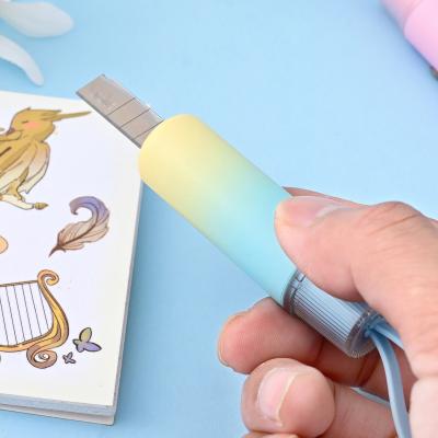 China MIDDIA Custom Shape Stainless Steel Letter Opener Utility Knife 6.6 cm for Paper Cutting for sale