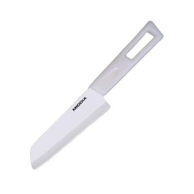 China MIDDIA 5 Inch Ceramic Kitchen Knife Zirconia Blade Pink PP Handle for Fruits Vegetables for sale