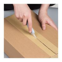China Colorful Handle Snap Off 18mm Blade Utility Knife Cutter for Paper Box MIDDIA for sale