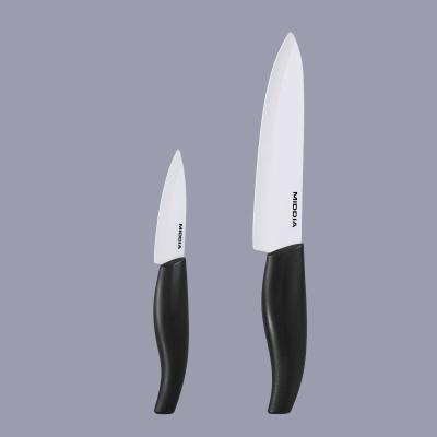 China MIDDIA Professional Ceramic Chef Knife Set with Zirconia Oxide Blade and PP Handle for sale