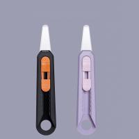 China Zirconia Ceramic Box Cutter with Sawtooth Edge 32mm Blade Utility Knife for sale