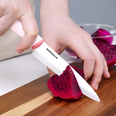 China 4.5 inch Ceramic Paring Knives for Kitchen MIDDIA Ceramic Peeling Fruit Knife for sale