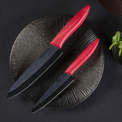 China MIDDIA 2-Piece Ceramic Knife Set 6 Inch 4.5 Inch Zirconia Blade Kitchen Knives for sale
