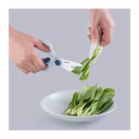 China Middia 2.5 Inch Ceramic Baby Food Scissors Safety Child Lock Zirconia Blade for sale