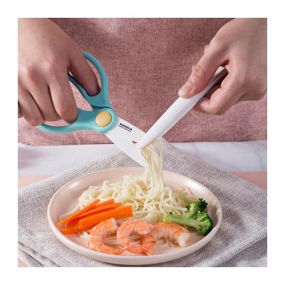China Middia 2.5 Inch Ceramic Food Scissors Zirconia Oxide Blade Kitchen Shears for sale
