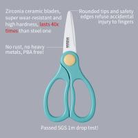 China Middia 2.5 Inch Ceramic Food Scissors Zirconia Oxide Blade Kitchen Shears for sale