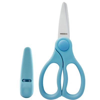 China Middia Zirconia Ceramic Food Scissors 2.5 Inch Baby Cutting Scissors Non Rust Kitchen Shears for sale