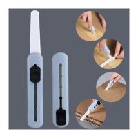 China Retractable Ceramic Box Opener Utility Knife 65mm Blade Zirconia Cutter for sale