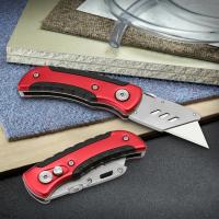 China Zirconia Ceramic Blade Folding Utility Knife 60mm for Cutting Carton Tape Parcel for sale