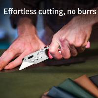 China Zirconia Ceramic Blade Folding Utility Knife 60mm for Cutting Carton Tape Parcel for sale