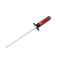 China Custom Alumina Ceramic Honing Rod Stick Professional Sharpening Tool for Kitchen 25mm for sale