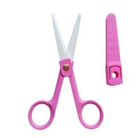 China 2 Inch Zirconia Ceramic Baby Food Scissors Kitchen Shears White Blade 40x Wear Resistant for sale