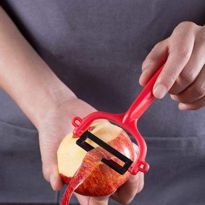 China Y-shaped Black Ceramic Vegetable Slicer with Customized Logo and Food Grade PP Handle for sale