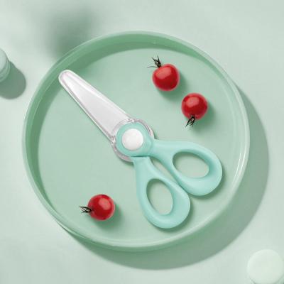 China MIDDIA Ceramic Scissors for Kids Food Vegetable Cutting 2.5 Inch OEM Zirconia Shears for sale