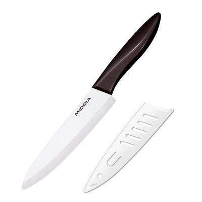 China MIDDIA 6 Inch Ceramic Knife Zirconia Blade PP Handle for Fruits Vegetables Kitchen Utility for sale