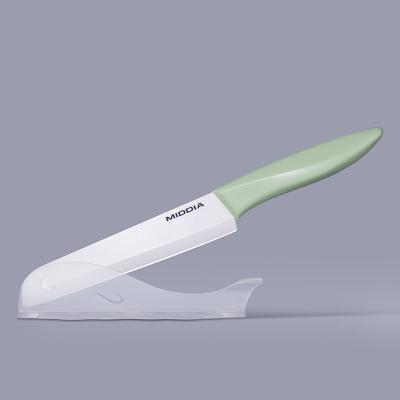 China 6 Inch Zirconia Ceramic Bread Knife with Colorful PP Handle for Fruits and Vegetables for sale
