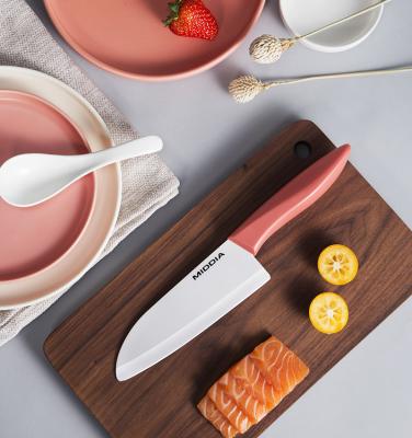 China Zirconia Ceramic Kitchen Knife Set 5.5 Inch Blade PP Handle OEM Custom Colors MOQ 2000 for sale