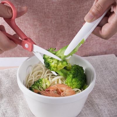 China OEM Ceramic Baby Food Scissors 2 Inch Zirconia Blade Kitchen Cutting Tool for sale
