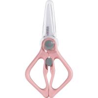 China Zirconia Ceramic Baby Food Scissors 2.5 Inch Safety Toddler Kitchen Scissors BPA Free for sale