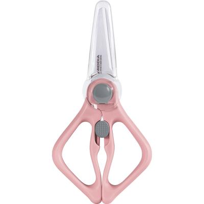 China Zirconia Ceramic Baby Food Scissors 2.5 Inch Safety Toddler Kitchen Scissors BPA Free for sale