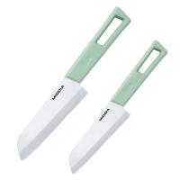 China Ceramic Knife Set 2 Piece Zirconia Blade 4 Inch Paring 5 Inch Utility Knife Kitchen for sale
